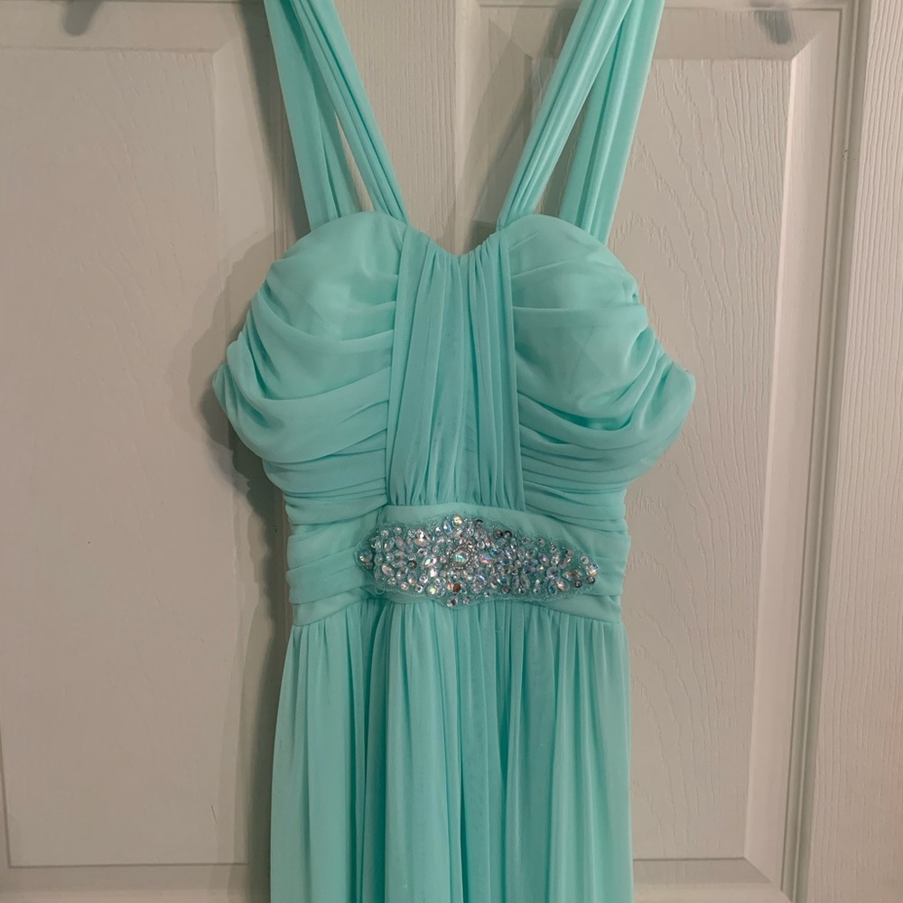 Beautiful Sea-Foam Green Prom Dress Gown - Gem